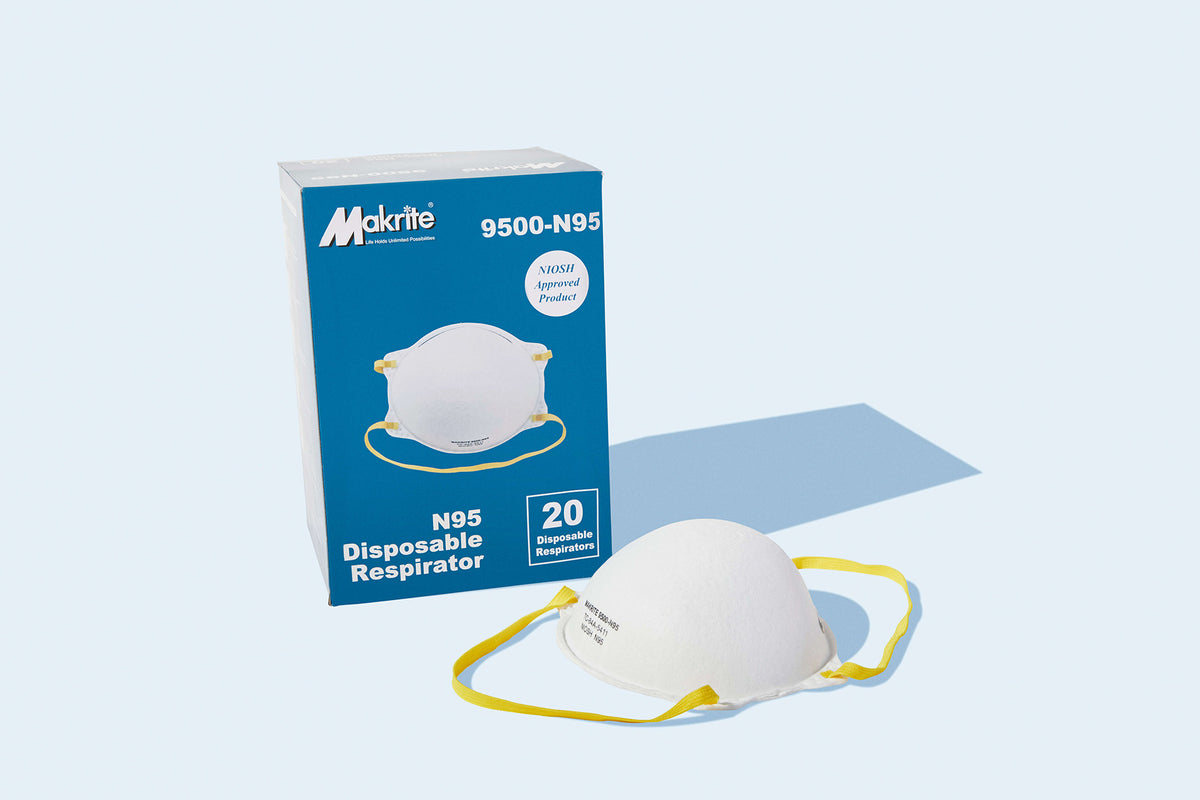 NIOSH N95 Respirator: Makrite 9500-N95 – Aiden Health