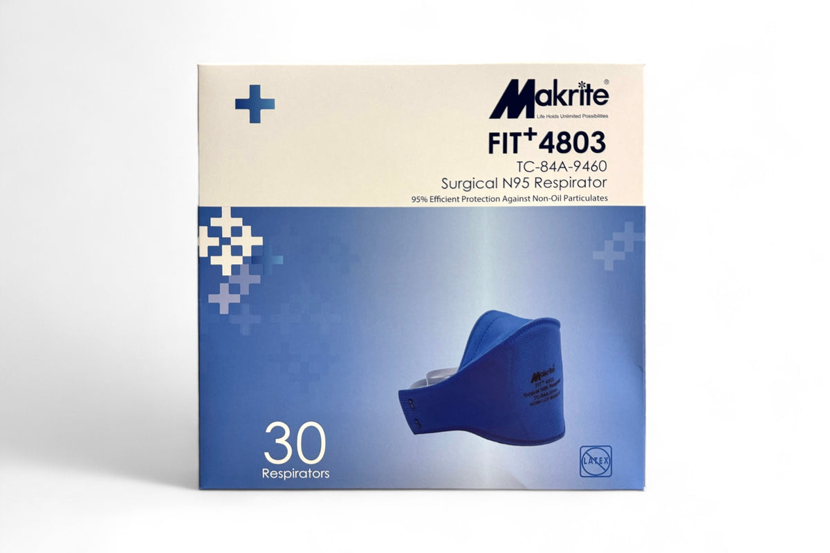 Makrite FIT+ 4803 Surgical N95 Respirator, NIOSH TC-84A-9460 – Aiden Health
