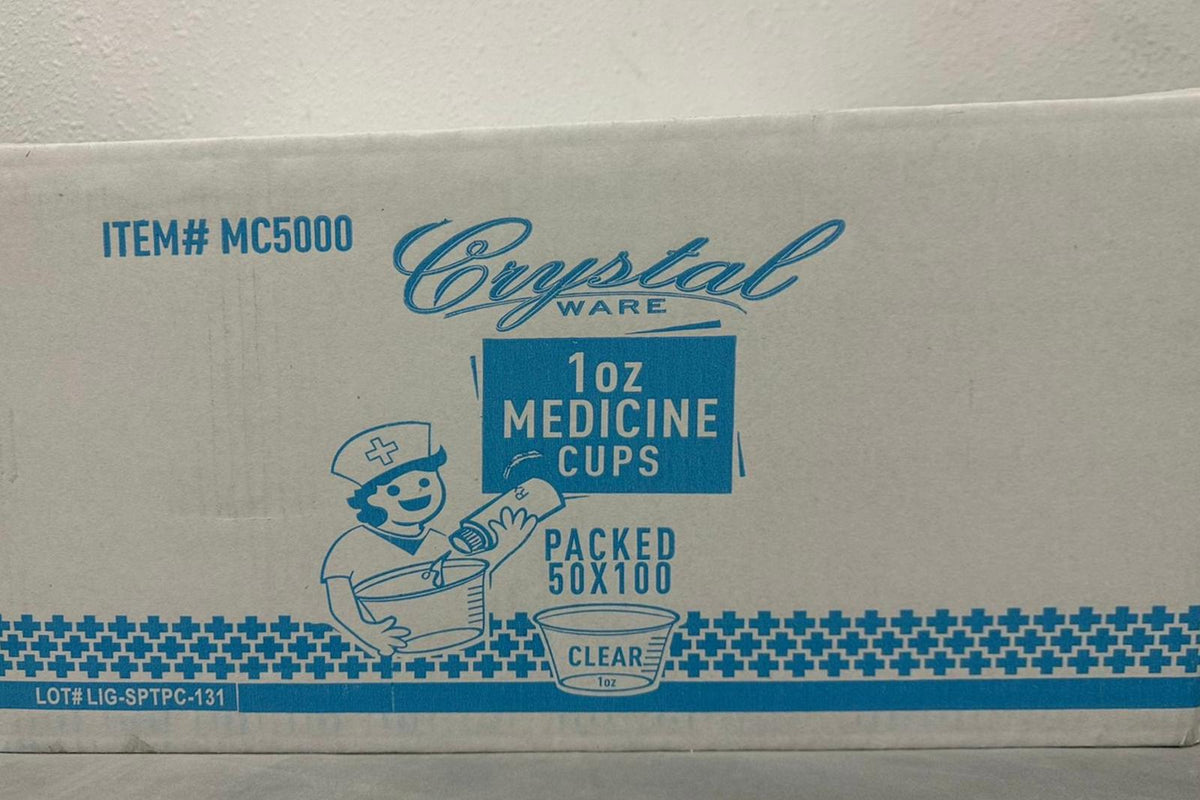 Crystalware 1 oz. Disposable Plastic (polypropylene) Medicine Drinking ...