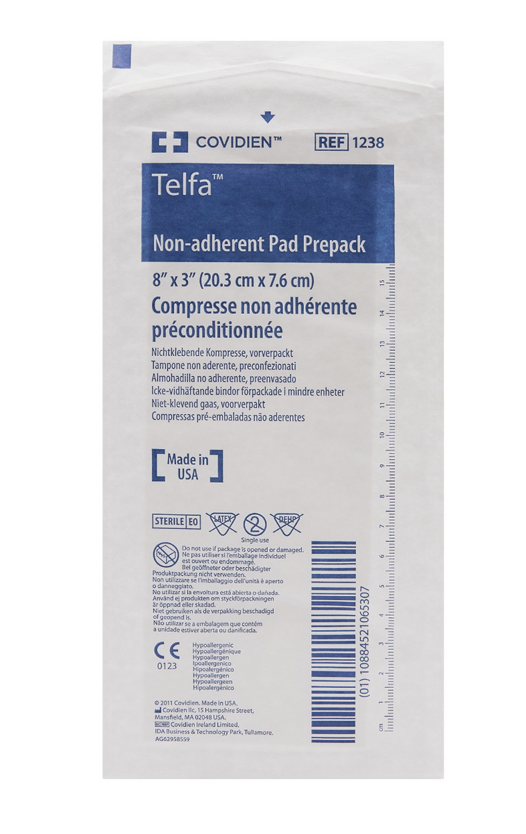 Telfa™ Ouchless Cotton 3 X 8 Inch (Sterile) Non-Adherent Dressing ...